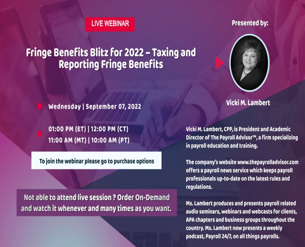 Fringe Benefits Blitz For 2022 Taxing And Reporting Fringe Benefits fringe-benefits-blitz-for-2022-taxing-and-reporting-fringe-benefits